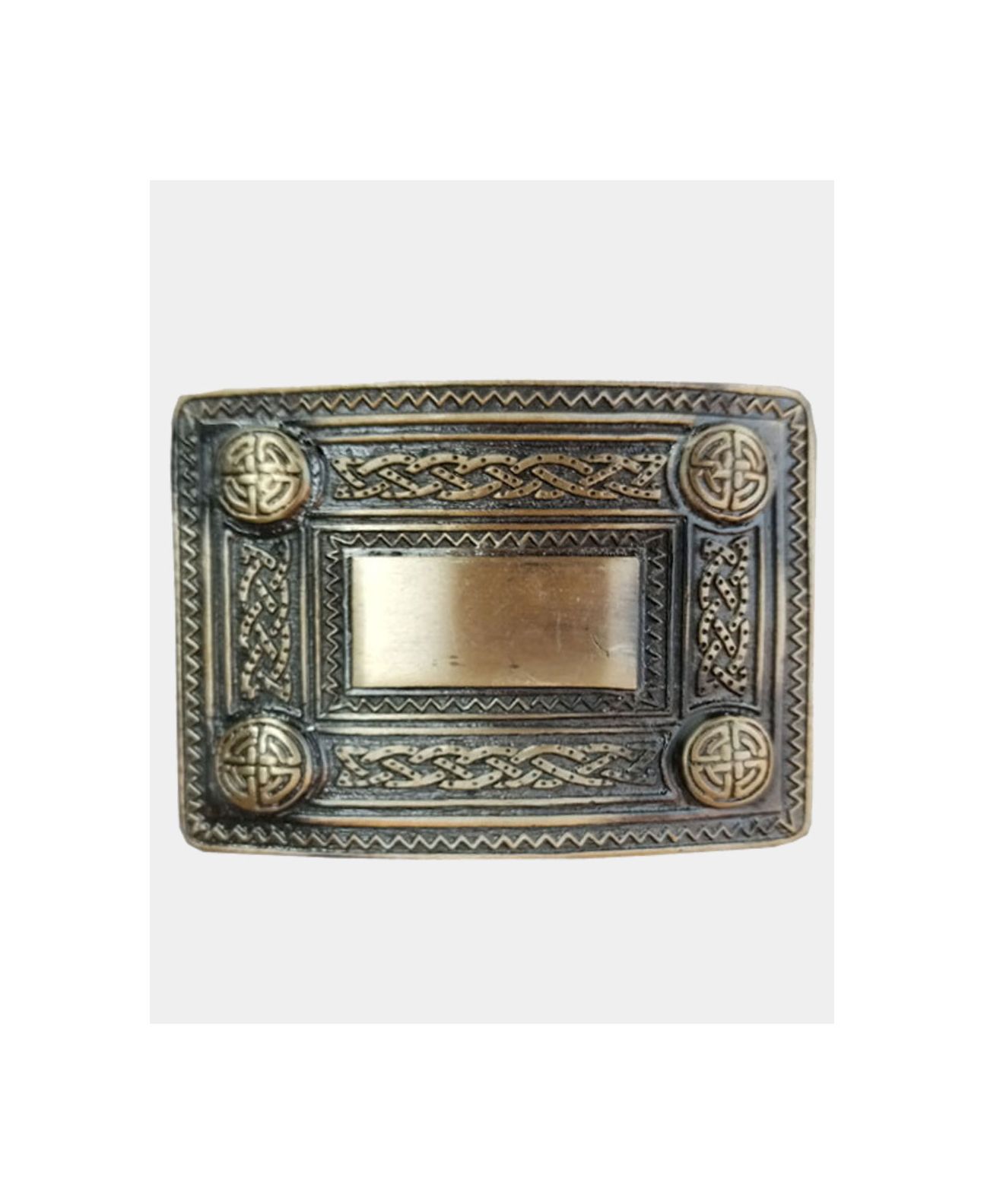 Celtic Knot Antique Kilt Buckle
