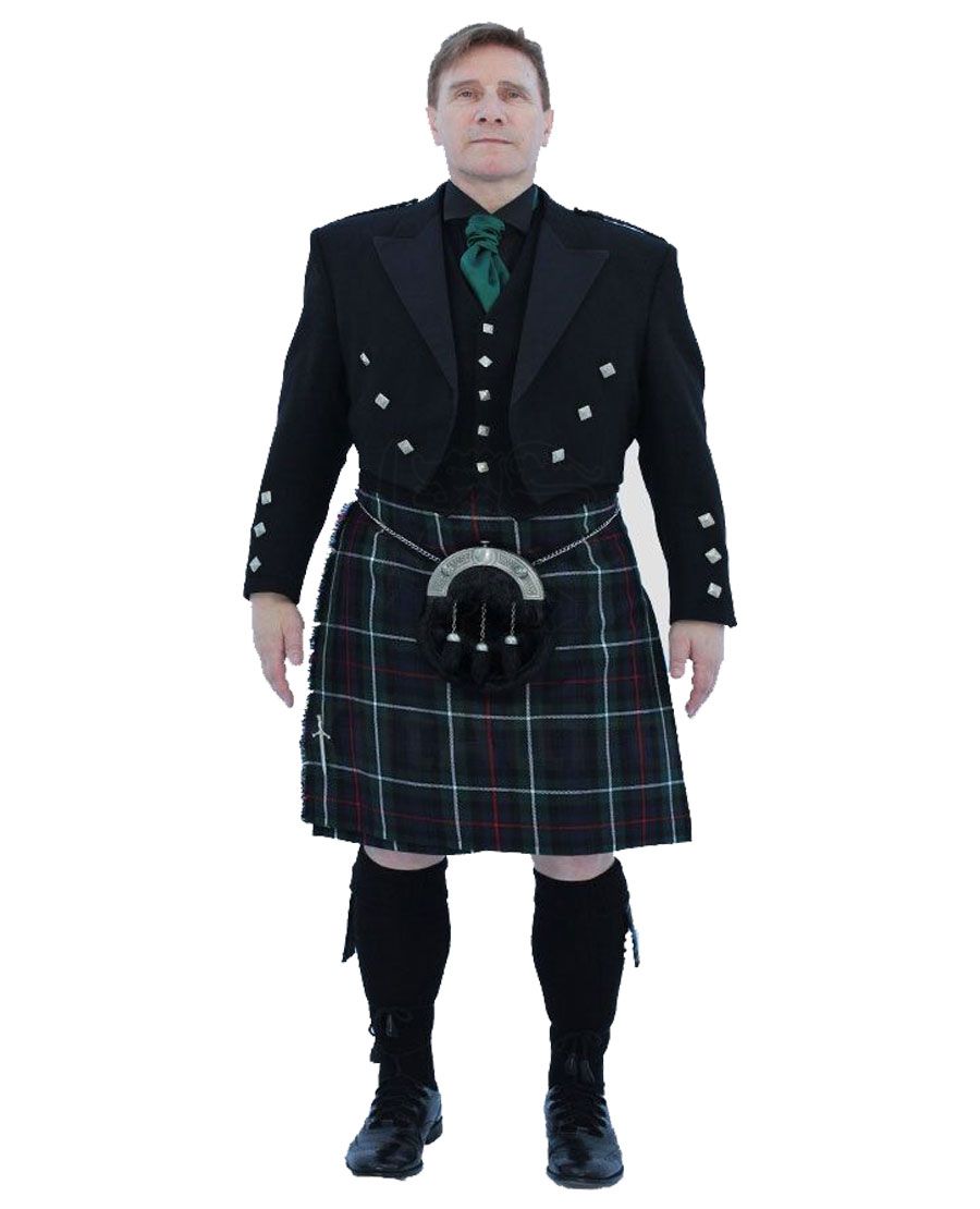 Fraser Red Modern Prince Charlie Kilt Outfit for Men – Scottish Formal ...