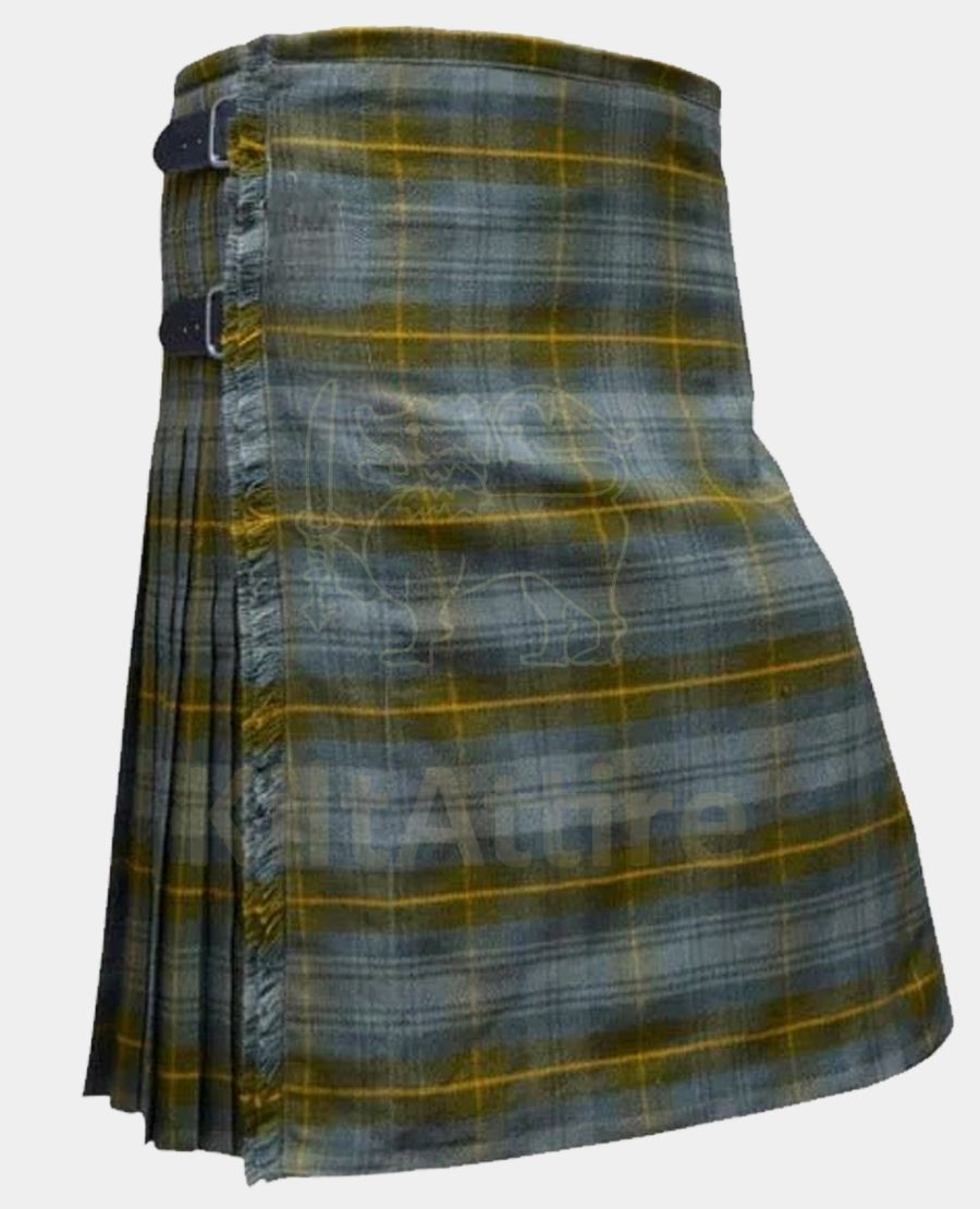 Gordon Weathered Traditional Tartan Kilt - Classic Scottish Style
