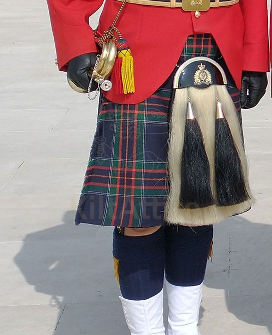 Royal Canadian Mounted Police Tartan Kilt - Authentic Design