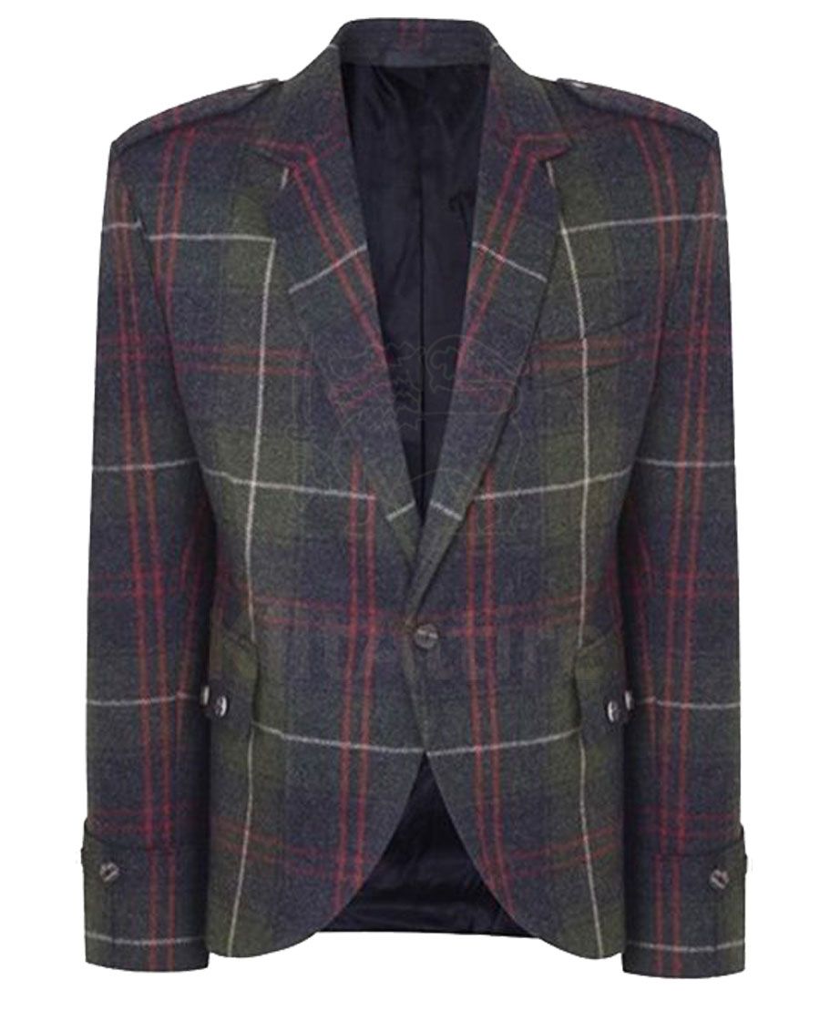 Tartan Argyll Kilt Jacket - Traditional Scottish Design for Formal ...
