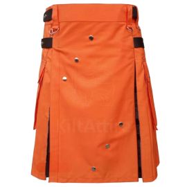 Orange Deluxe Utility Hybrid Kilt – Durable, Stylish, and Functional ...